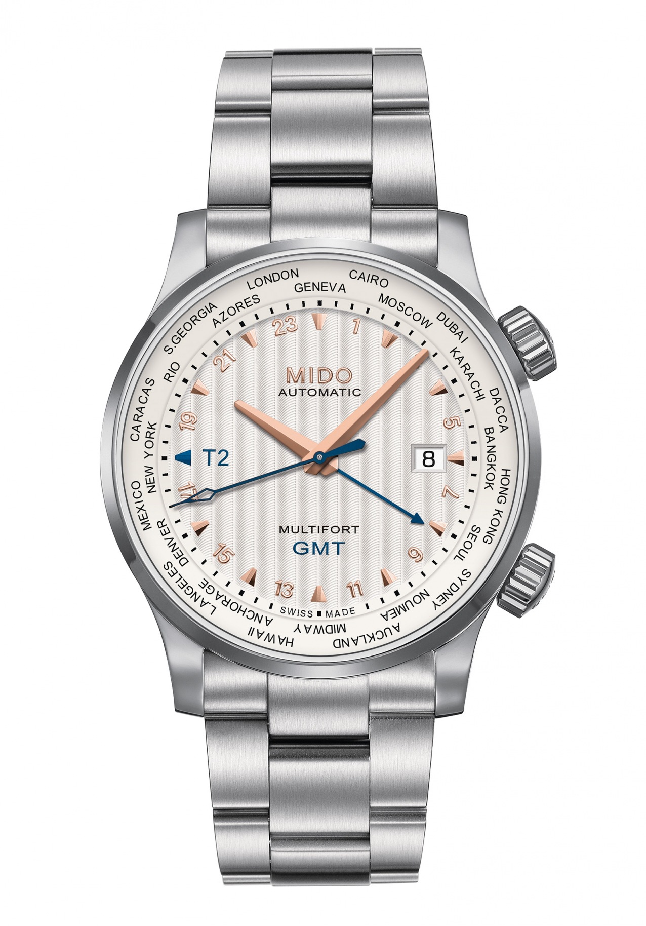 Mido Multifort Herrenuhr Automatik GMT M005.929.11.031.00 nur 1.060,00