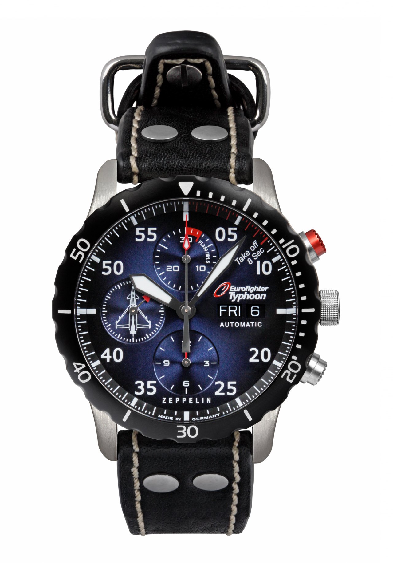 Zeppelin Eurofighter Automatik Chronograph 7218-3 nur 1.749,00